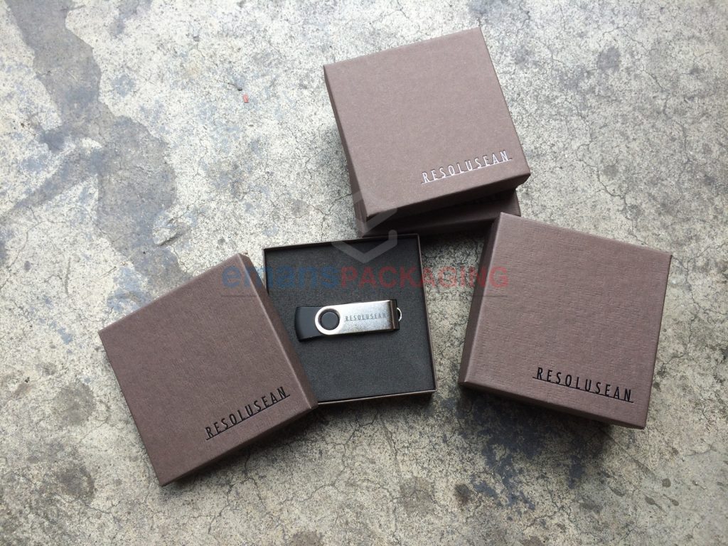 Separate Lid Flash Drive Packaging Boxes | Flash Drive Rigid Boxes USA