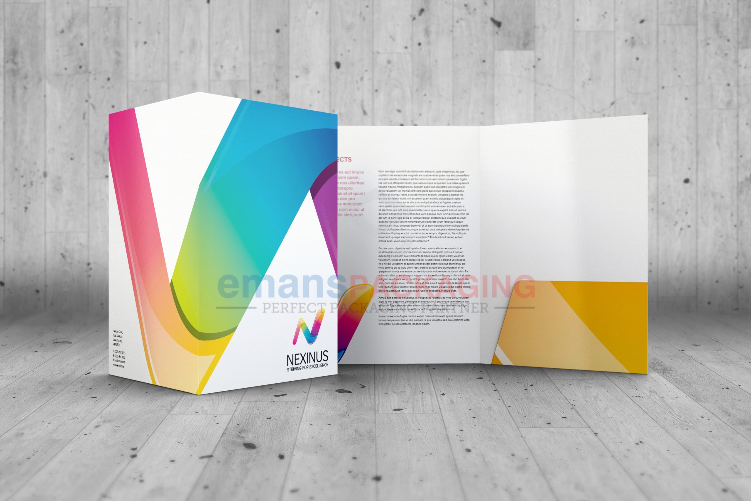Custom Printed Presentation Folders | Wholesale Presentation Folders