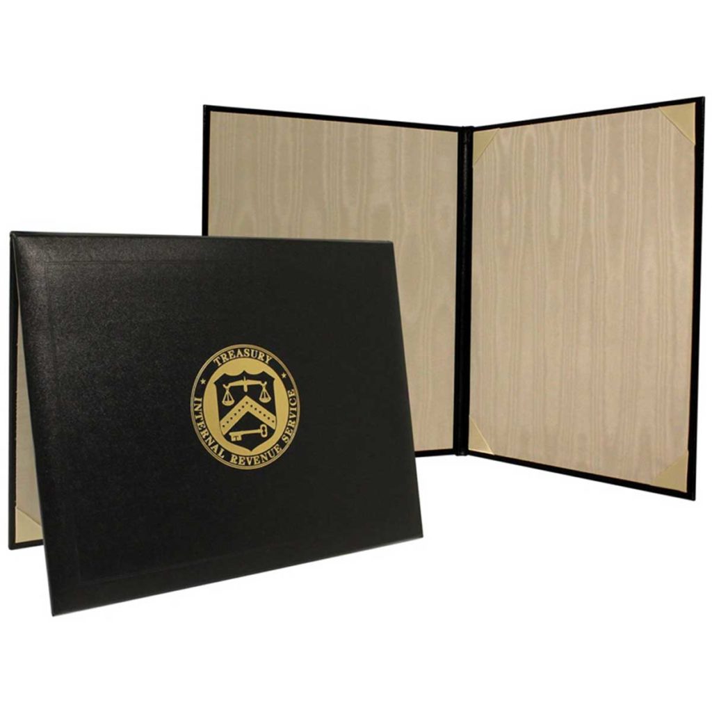 Custom Printed Padded Certificate Holders | Certificate Holders USA