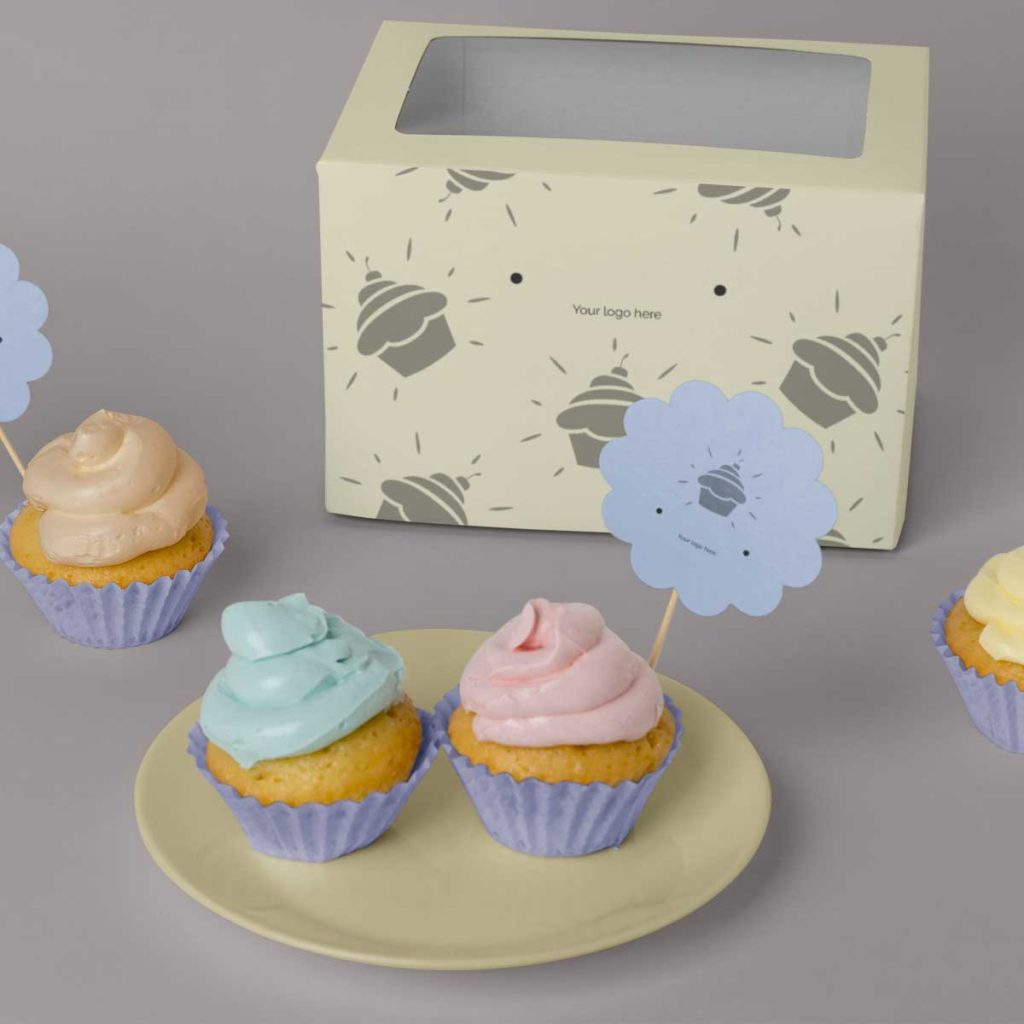 Cup Cake Packaging Boxes | Muffin Boxes Packaging USA